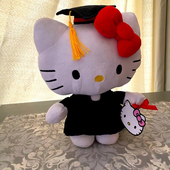 Hello Kitty | Toys | Nwt Graduation Cap Gown 5 Hello Kitty Plush Doll ...